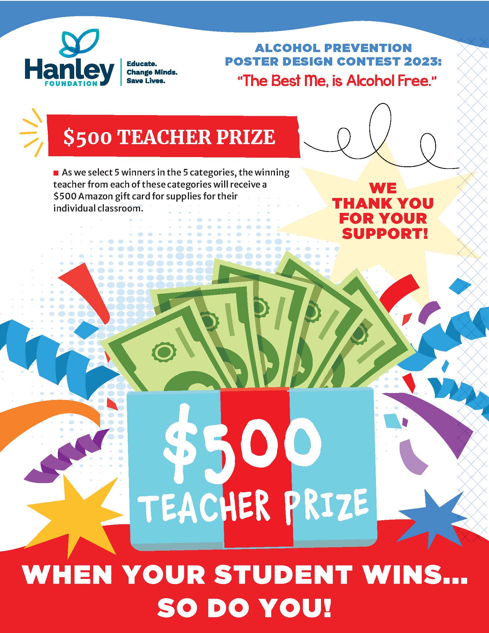 Alcohol Prevention Poster Contest - Hanley Foundation
